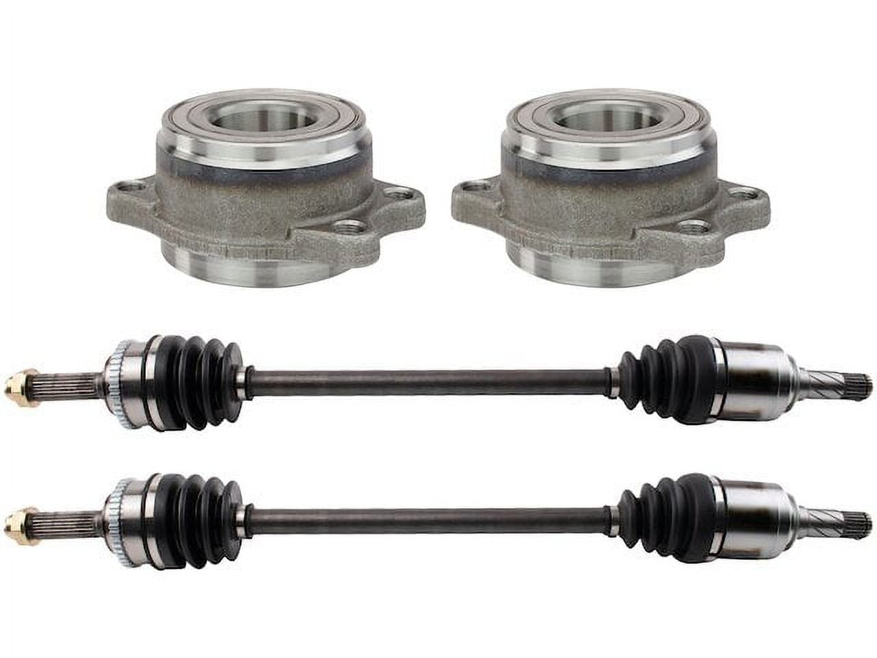 Rear Axle and Wheel Bearing Kit 4 Piece - Compatible with 2003, 2005 ...