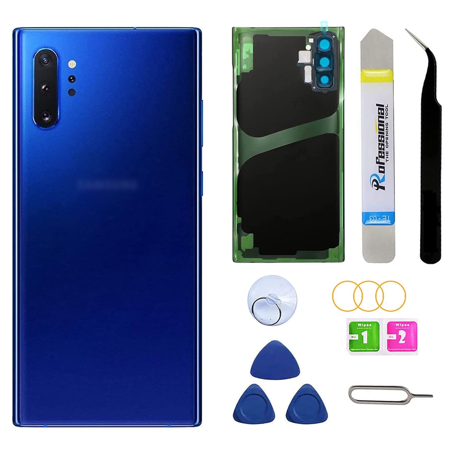 Rear Back Glass Replacement for Samsung Galaxy Note 10+ Plus 6.8 inches ...