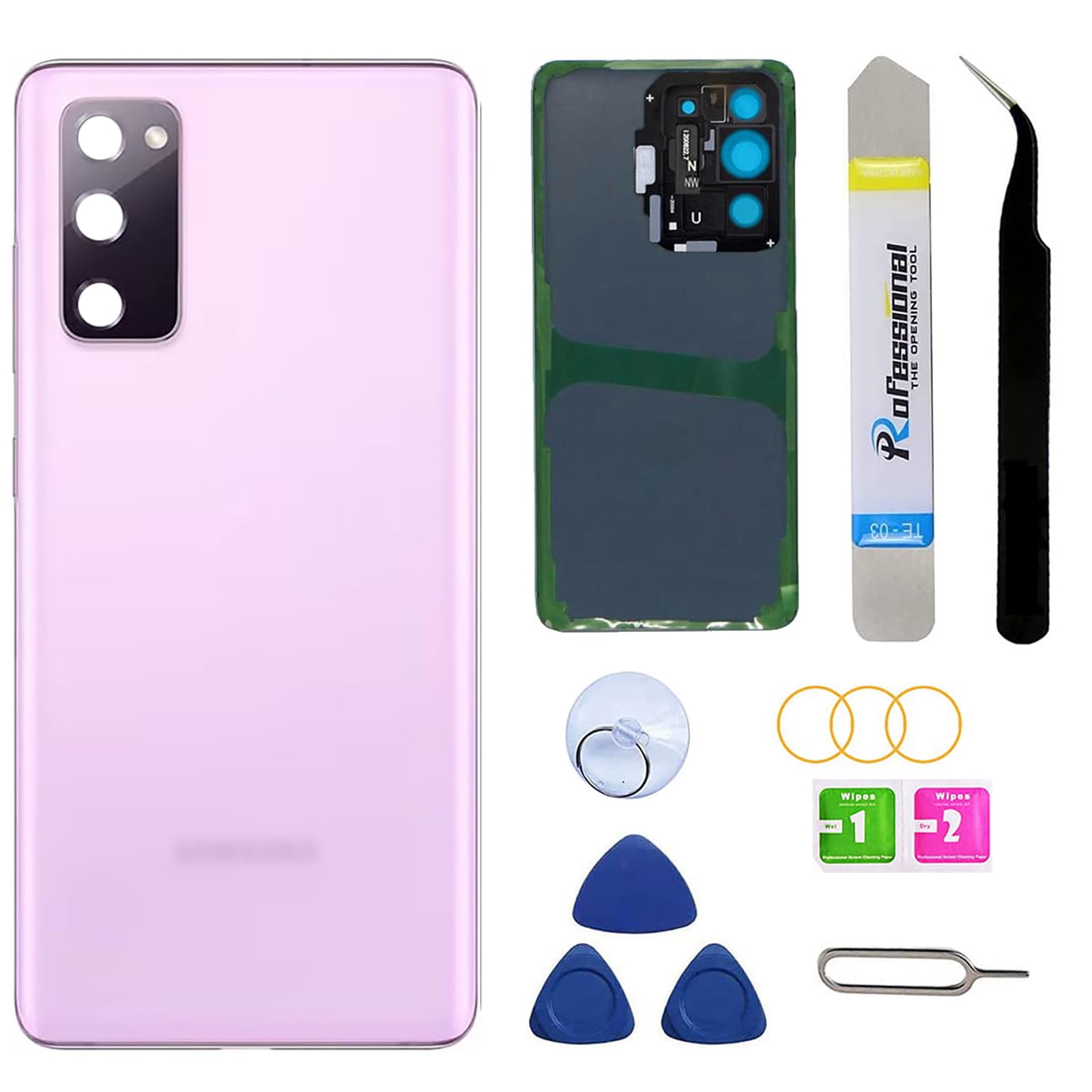 Rear Back Glass Replacement for Samsung Galaxy S20 FE 6.5 inches with ...