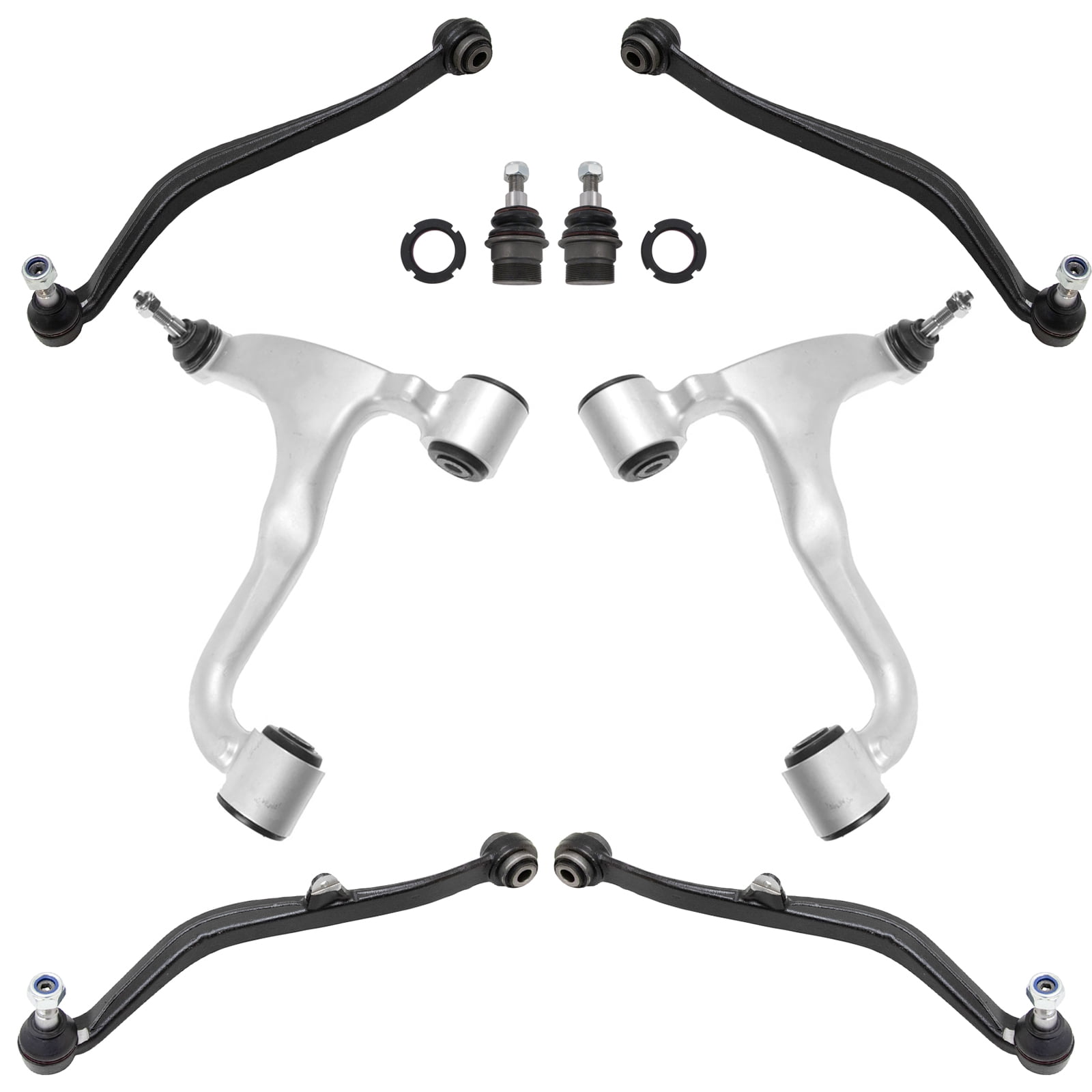 Rear Ball Joints Control Arms 6 Piece Suspension Kit for Mercedes Benz ...