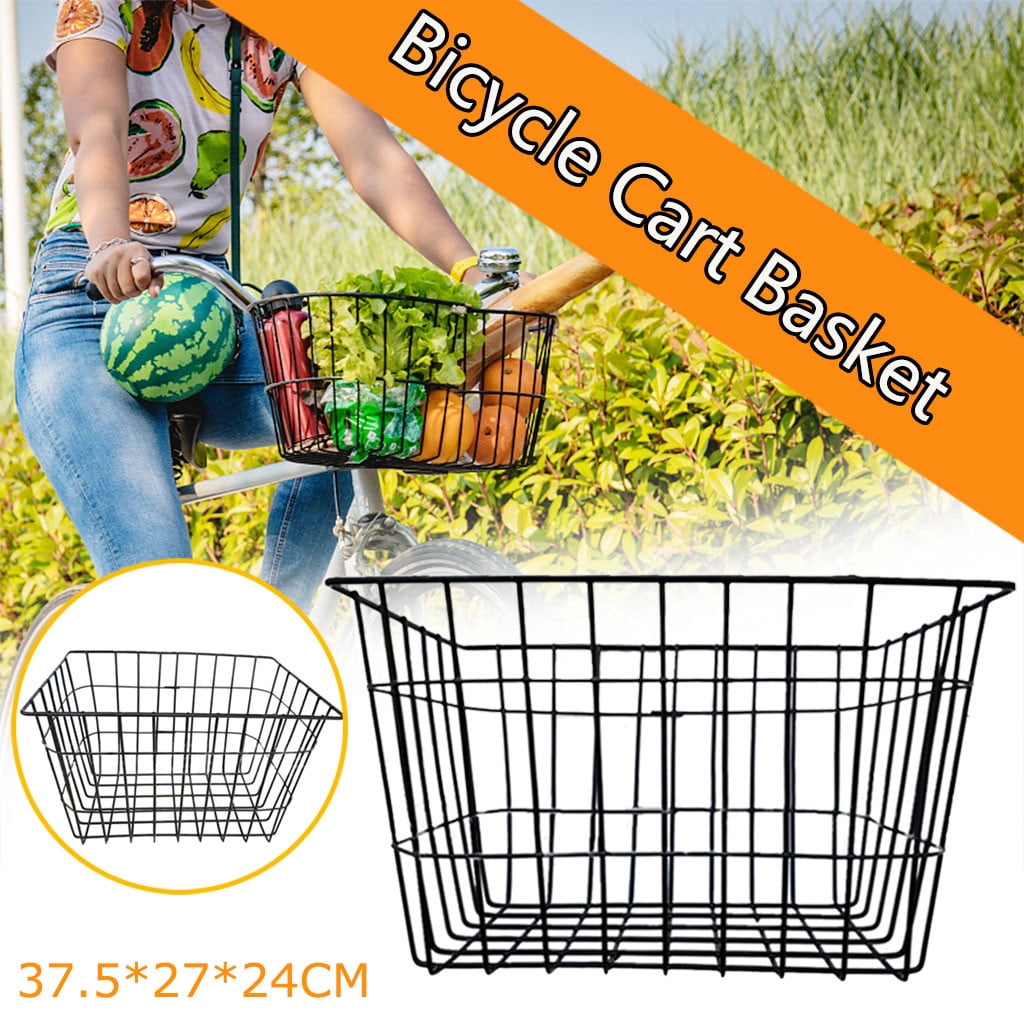 Rear Bicycle Basket, Learning Group Commuter, Waterproof Mesh, Durable ...