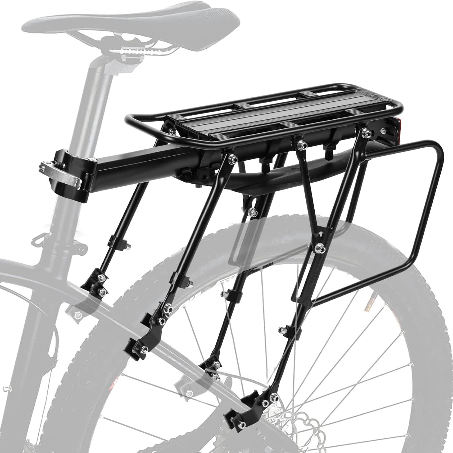 Rear Bike Rack, 300 LB Capacity Quick Release Bike Cargo Racks with ...