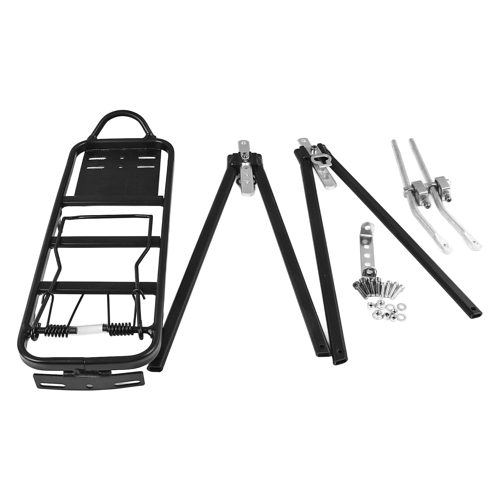 Rear Bike Rack Cargo Rack 154lb Load Aluminium Alloy Touring Carrier ...