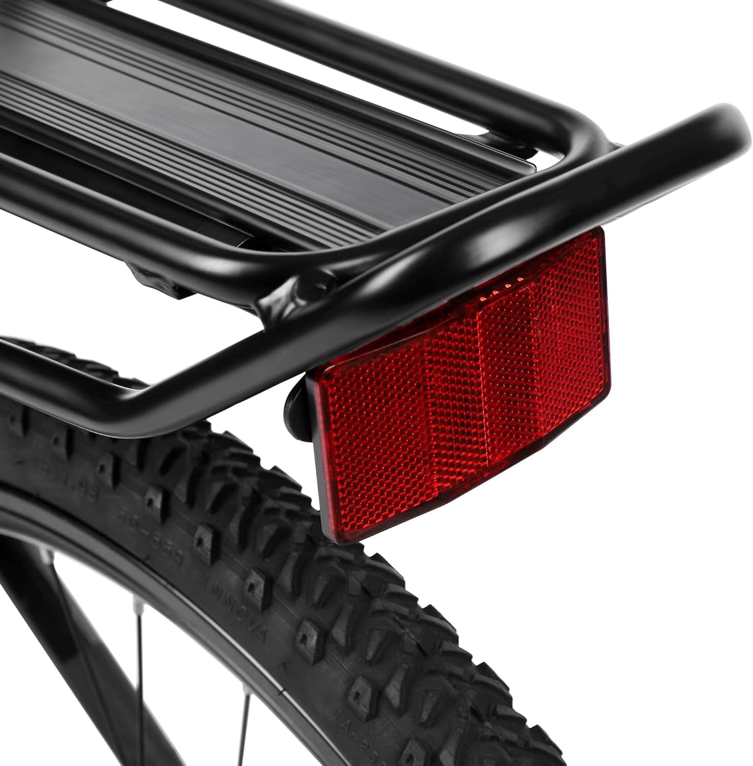 Rear Bike Rack Reflector, Bicycle Rack Tail Safety Caution Reflector ...