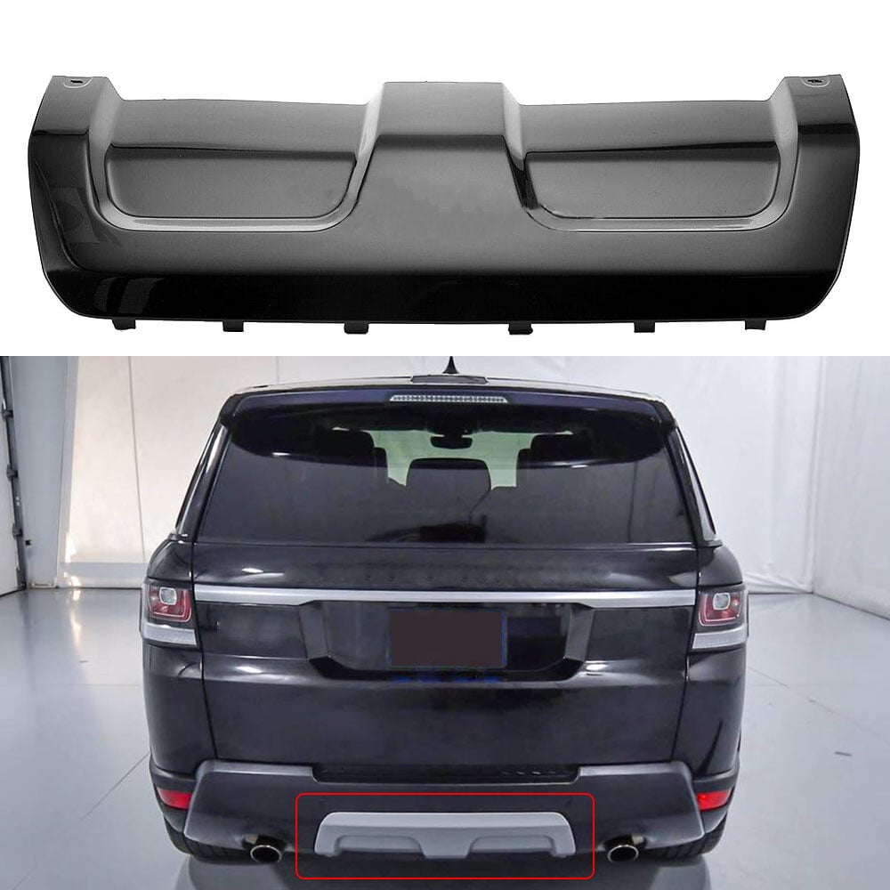 Rear Black Skid Plate Bumper Trim Guard Protector Replacement for Range ...