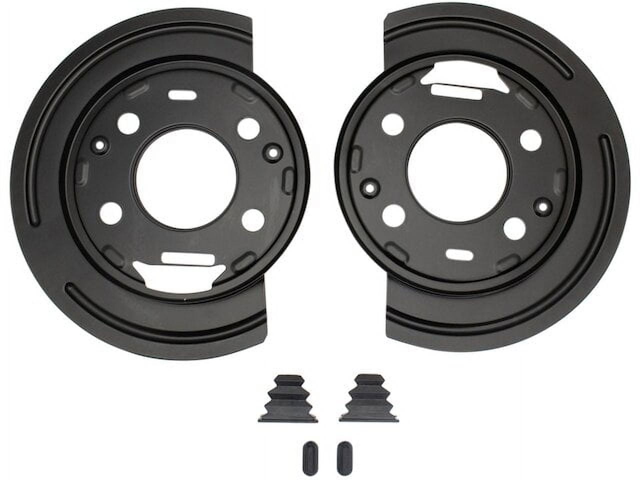 Rear Brake Backing Plate 2 Piece Set - Compatible with 2001 - 2007 ...