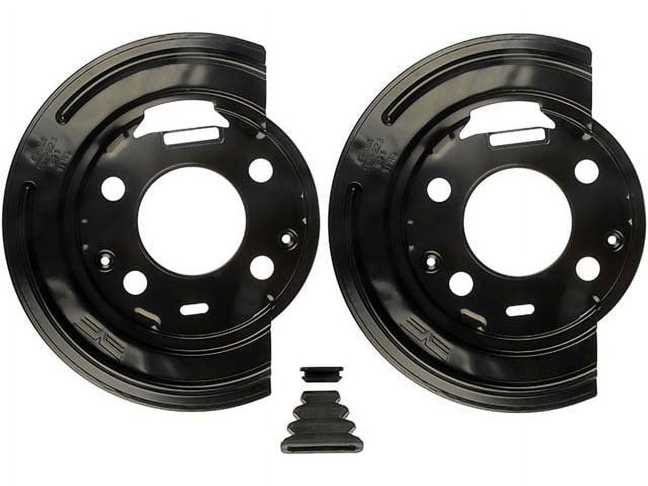 Rear Brake Backing Plate Set of 2 - Compatible with 2001 - 2007 Chevy ...