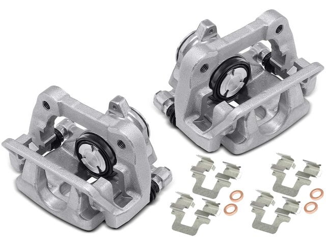 Rear Brake Caliper Set 2 - Compatible with 2010 - 2017 Volvo XC60 2011 ...