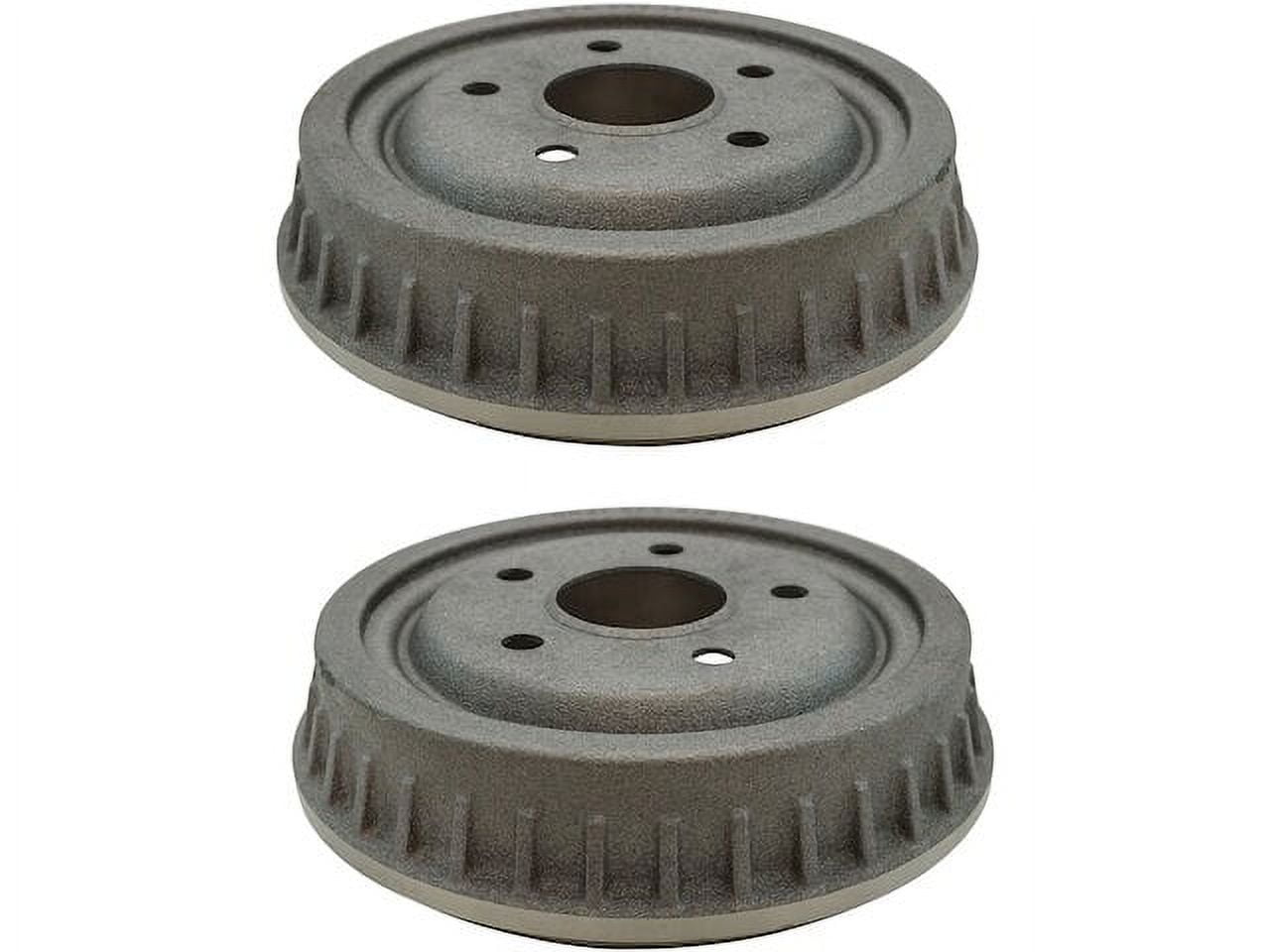 Rear Brake Drum Set 2 Piece - Compatible with 1983 - 1997 Ford Ranger ...