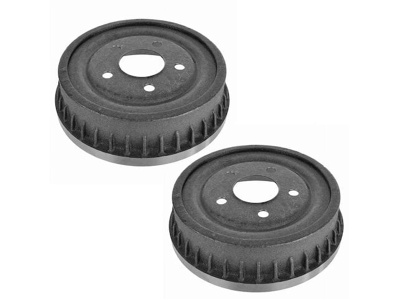 Rear Brake Drum Set 2 Piece - Compatible with 1986 - 2000 Ford Taurus ...