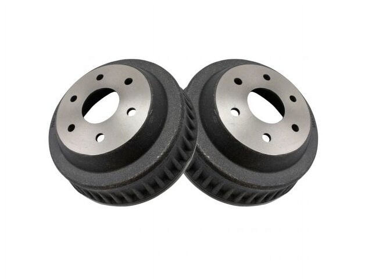 Rear Brake Drum Set 2 Piece - Compatible with 1988 - 2000 Chevy K2500 ...