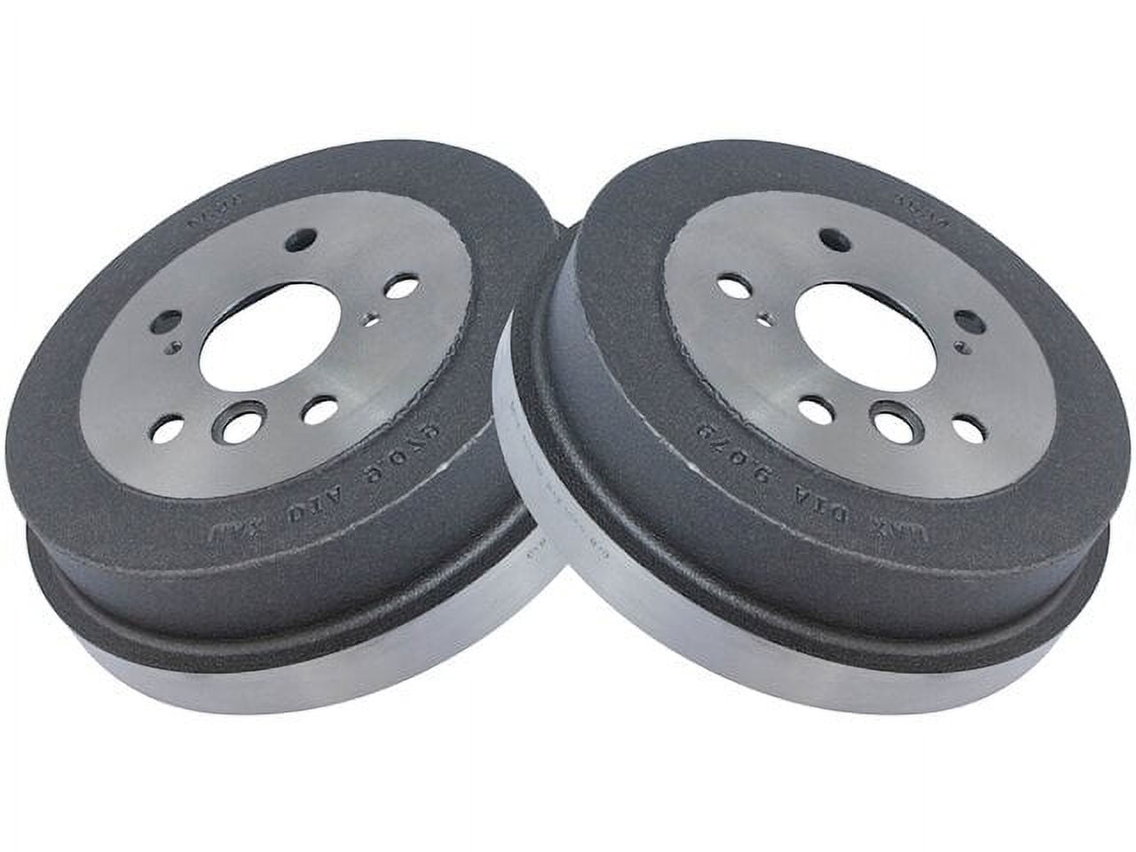 Rear Brake Drum Set 2 Piece - Compatible with 1992 - 2006 Toyota Camry ...
