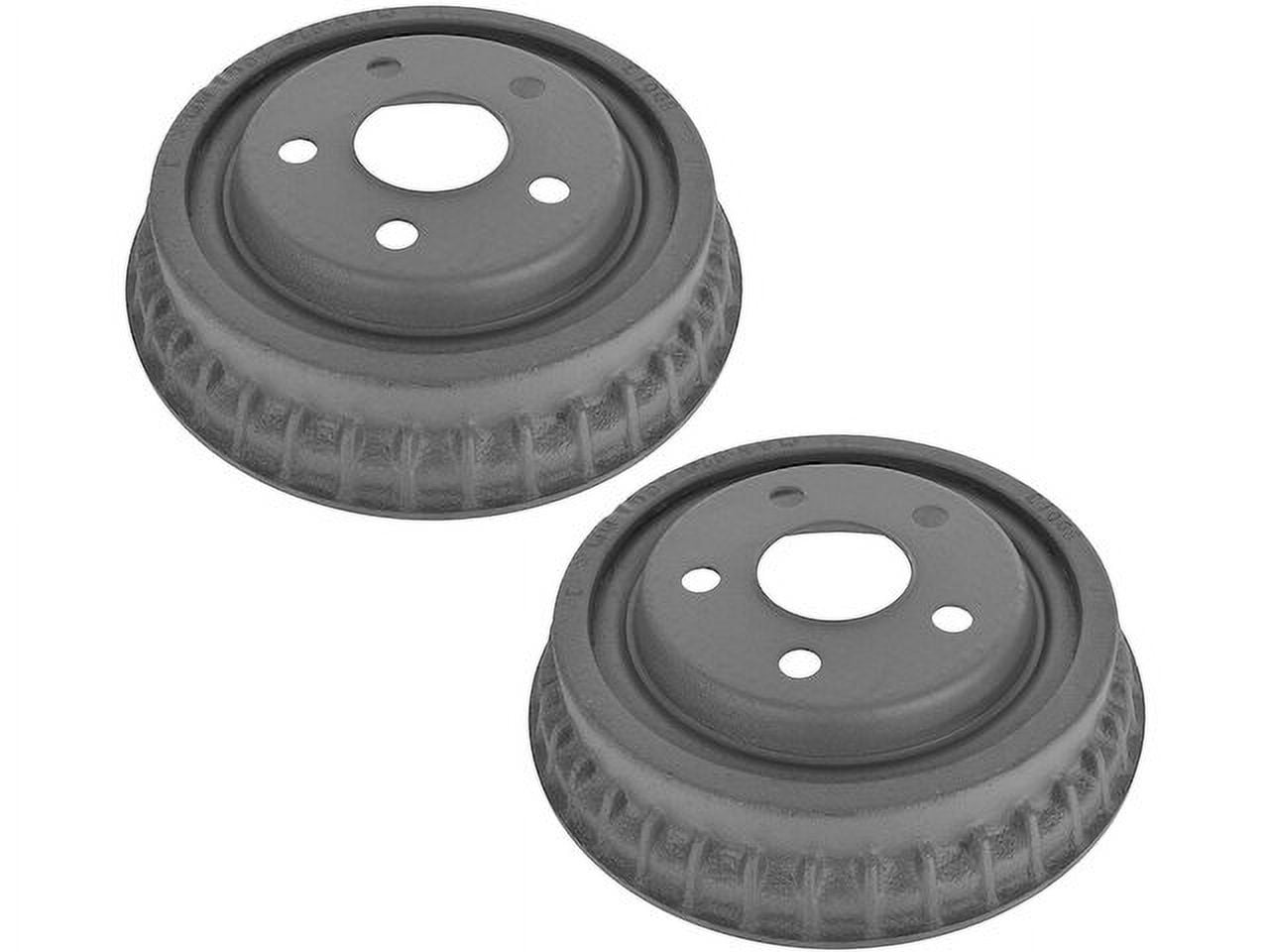 Rear Brake Drum Set 2 Piece - Compatible with 1995 - 2000 Dodge Stratus ...