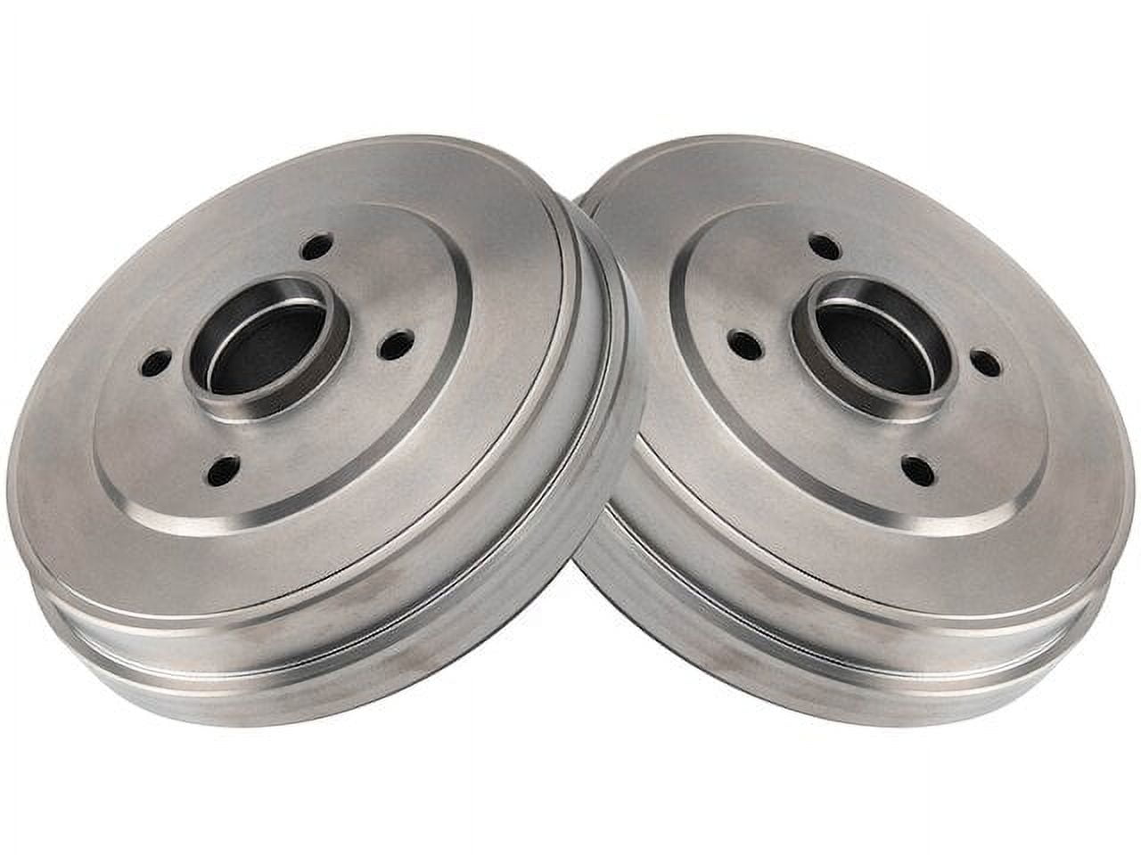 Rear Brake Drum Set 2 Piece - Compatible with 2014 - 2019 Nissan Versa ...