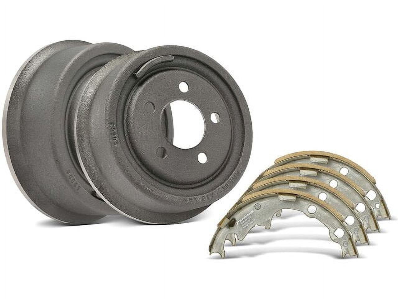 Rear Brake Drum and Brake Shoe Kit 6 - Compatible with 1990 - 2001 Jeep Cherokee 1991 1992 1993 ...