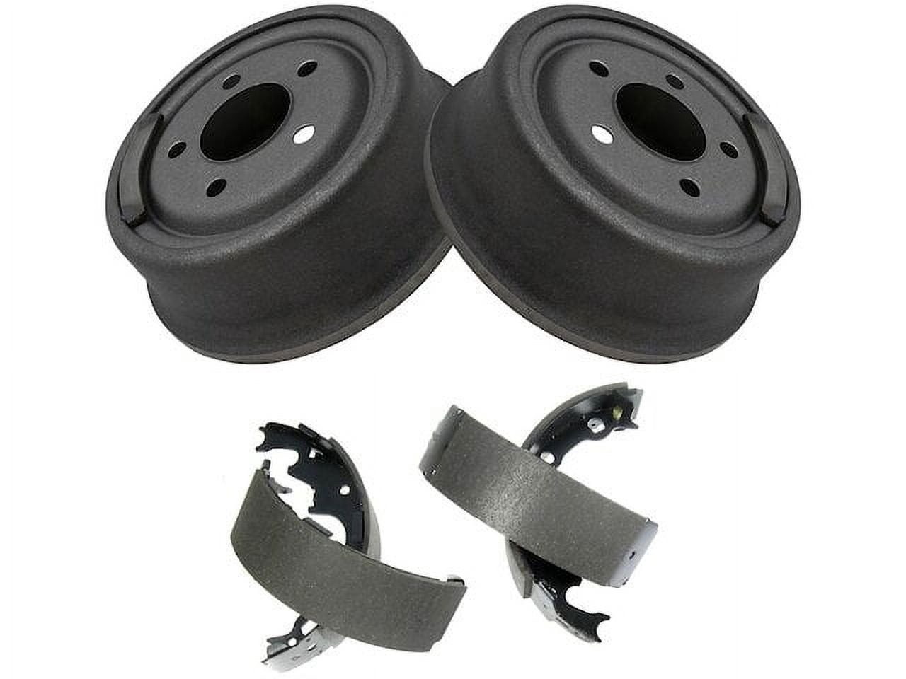 Rear Brake Drum and Brake Shoe Kit - Compatible with 1990 - 2001 Jeep ...