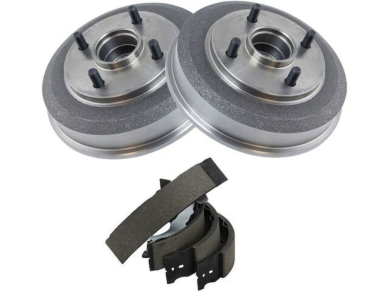 Ford Focus 2000-2008 Rear Brake Drum & Shoe Kit with Wheel Bearings ...