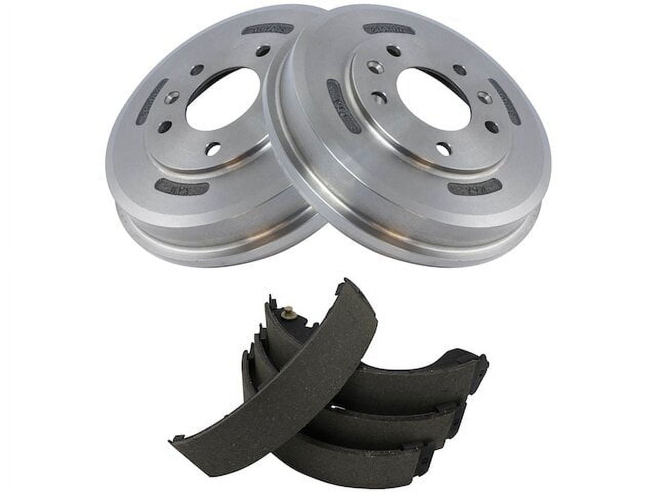 Rear Brake Drum and Brake Shoe Kit - Compatible with 2001 - 2007 Ford ...