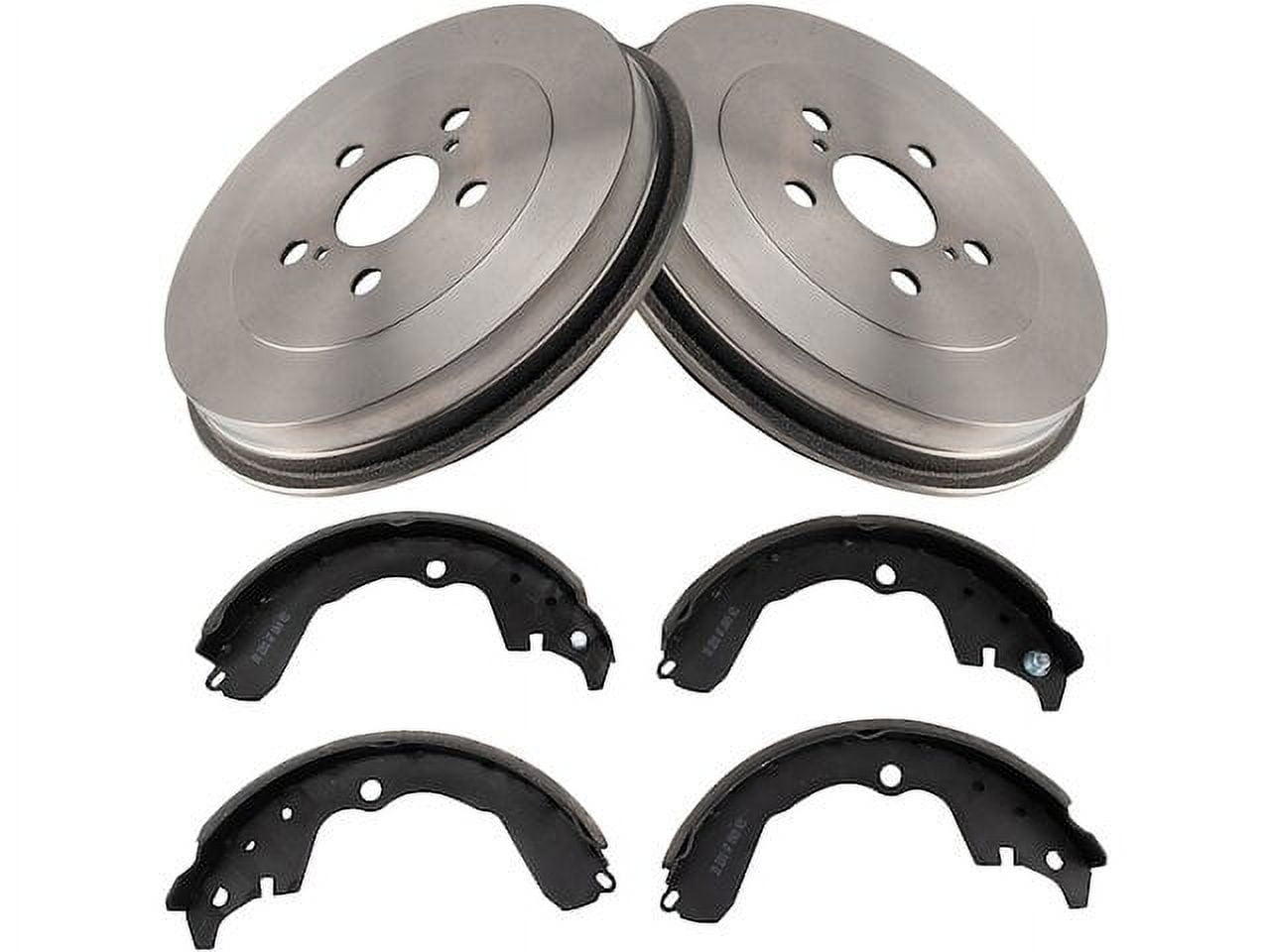 Rear Brake Drum and Brake Shoe Kit - Compatible with 2003 - 2008 Toyota ...
