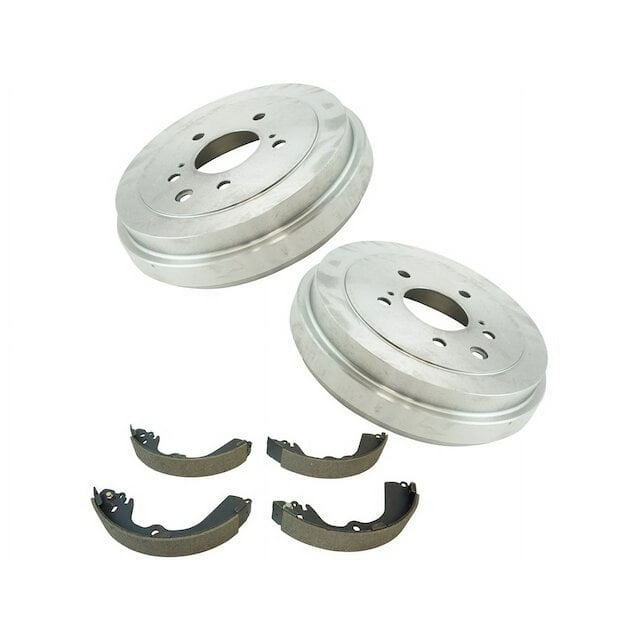 Rear Brake Drum and Brake Shoe Kit - Compatible with 2013 - 2019 Nissan ...