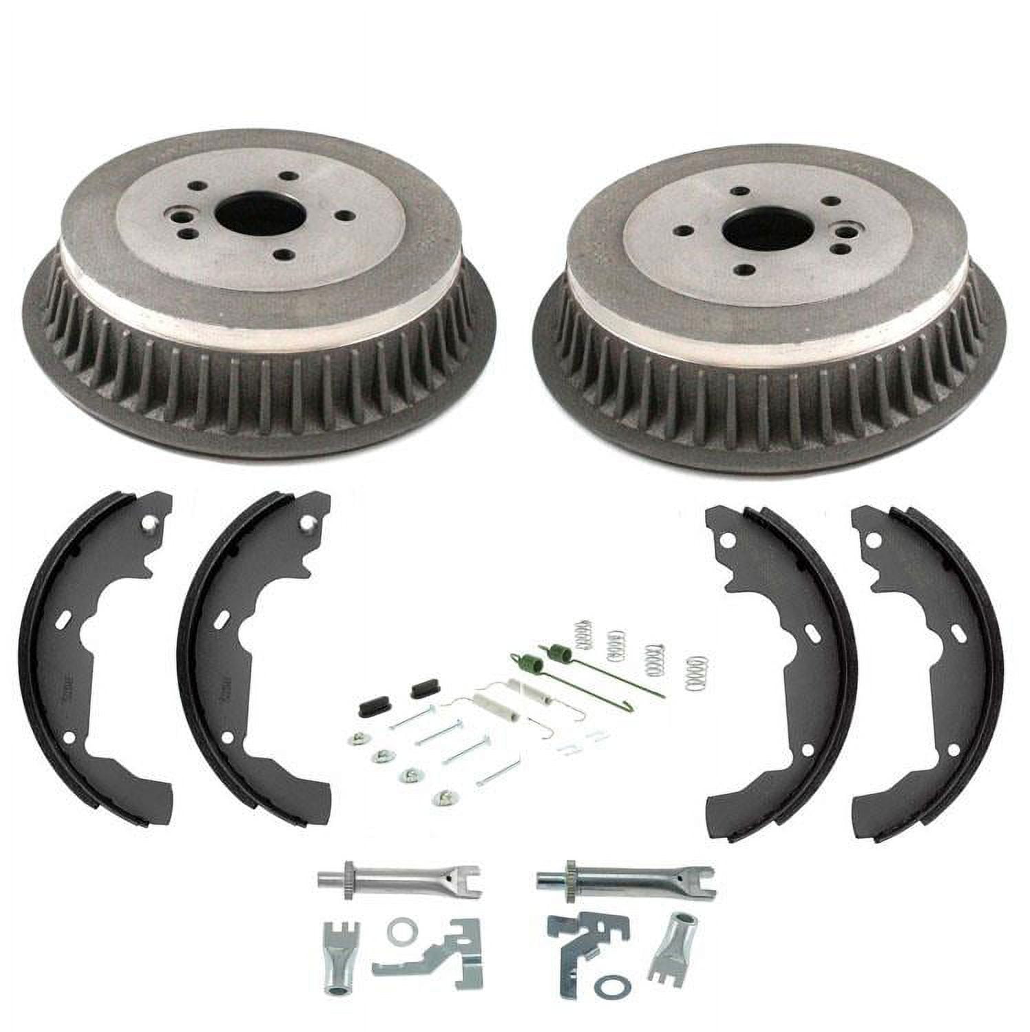 Rear Brake Drums Brake Shoe & Springs Fits for Toyota Sienna Van 98-03 ...