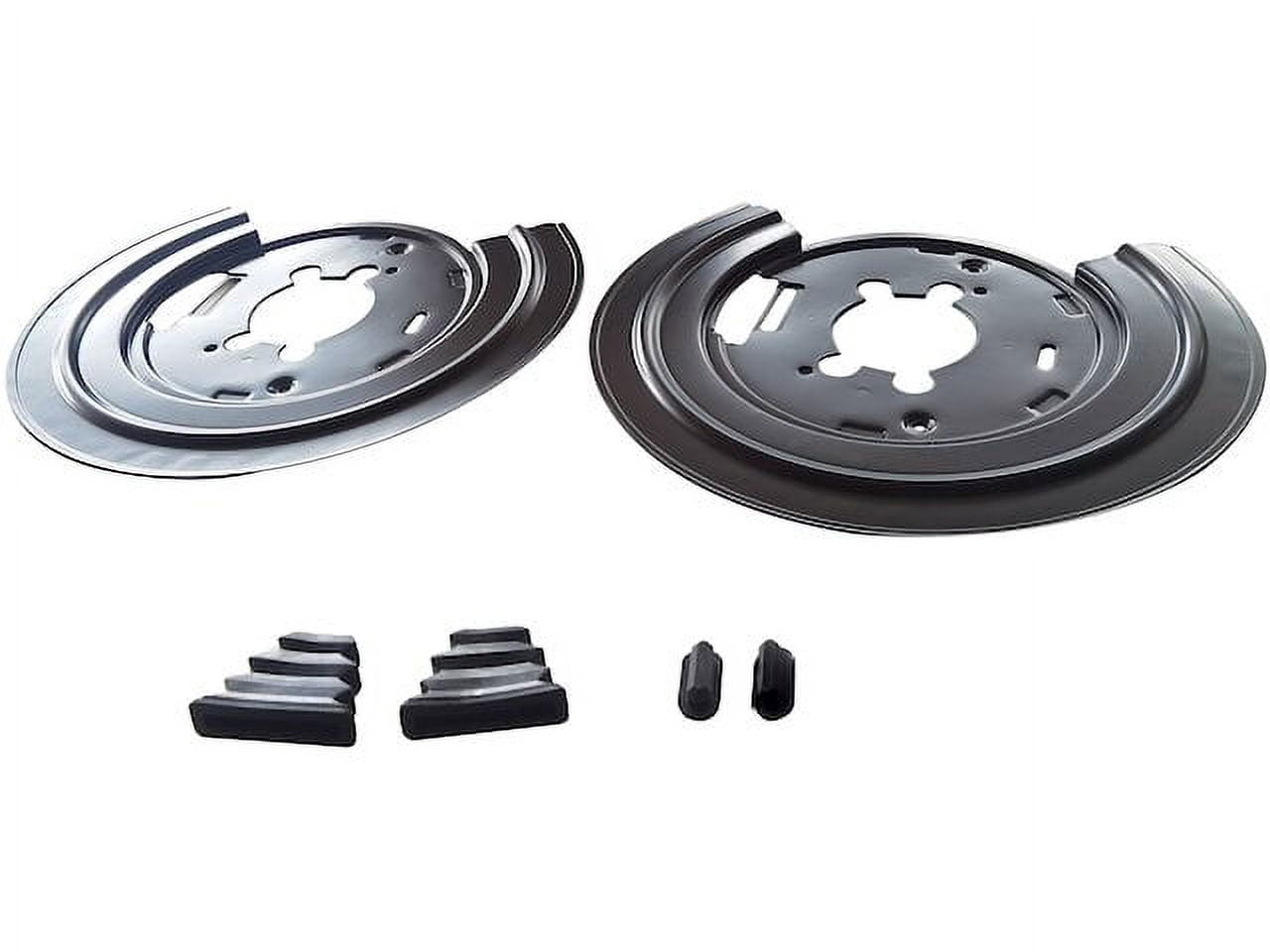 Rear Brake Dust Shield Set - Compatible with 2003 Dodge Ram 1500 Van ...
