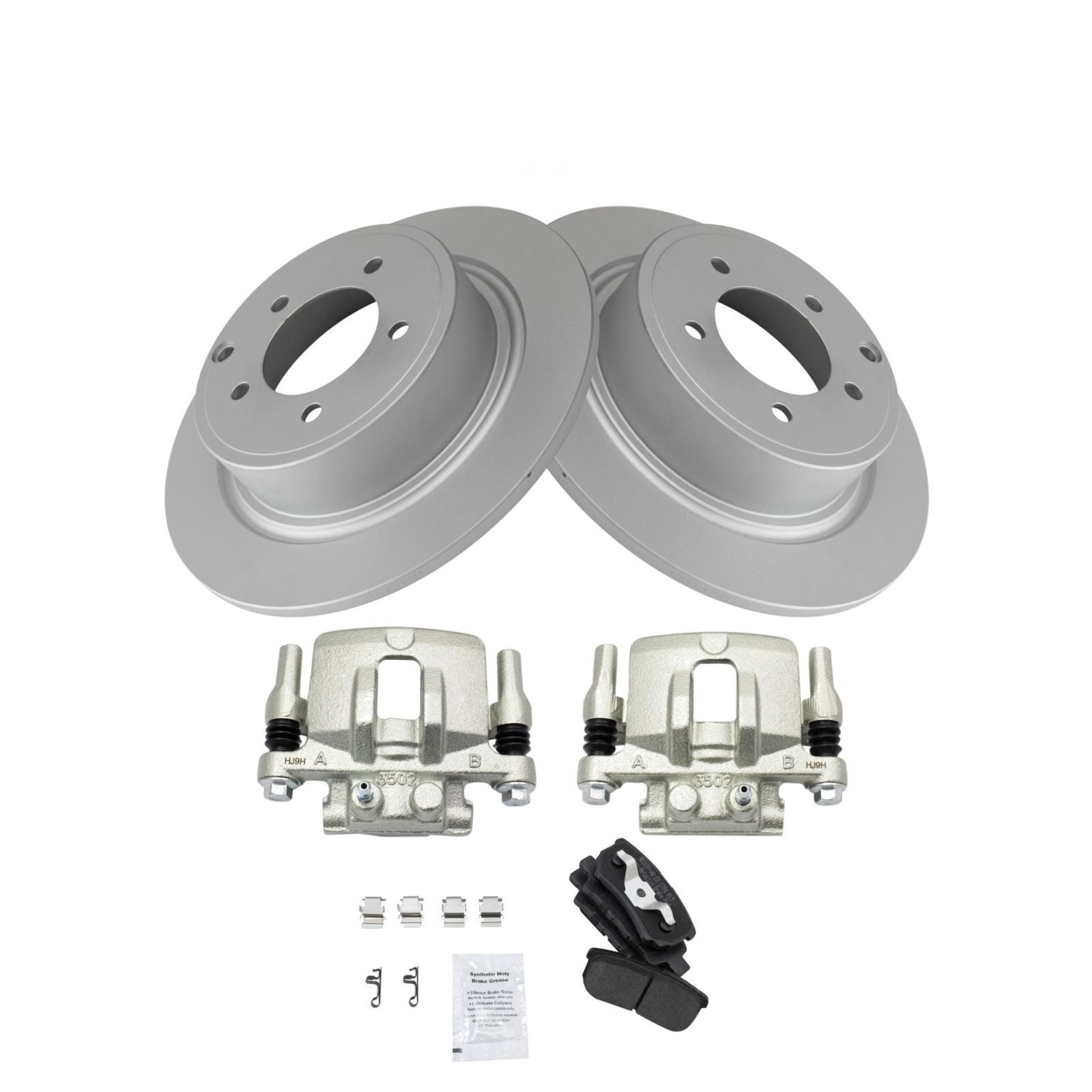 Rear Brake Pad & Rotor Kit Fits 11 for Dodge for Caliber - [Year], Disc ...