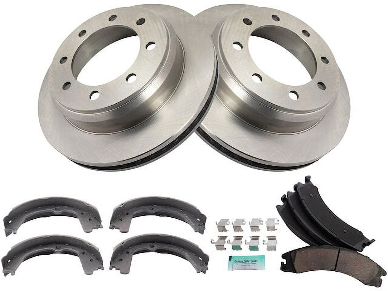 Rear Brake Pad Rotor and Parking Brake Kit - Compatible with 2008 ...