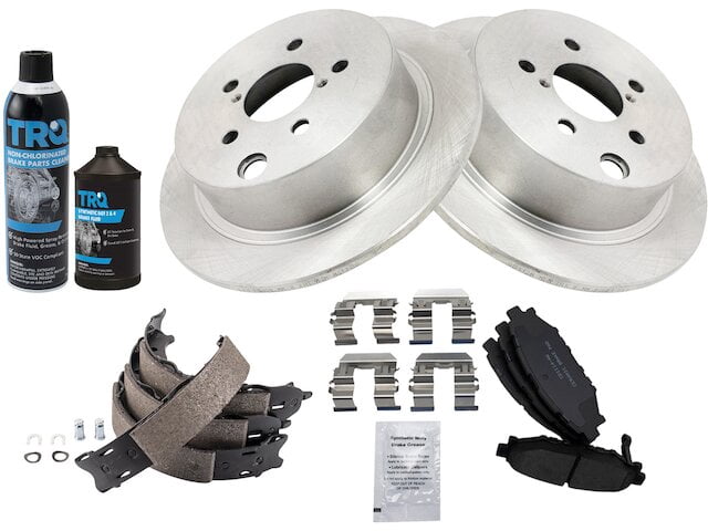 Rear Brake Pad Rotor Shoe Drum Kit - Compatible with 2014 - 2018 Subaru ...