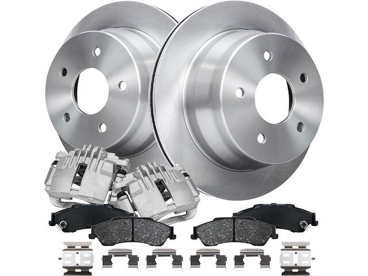 Rear Brake Pad Rotor and Caliper Set - Compatible with 1998 - 2004 ...