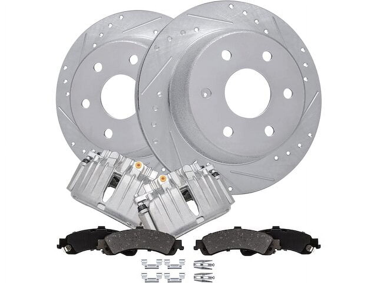 Rear Brake Pad Rotor and Caliper Set - Compatible with 2001, 2003 ...