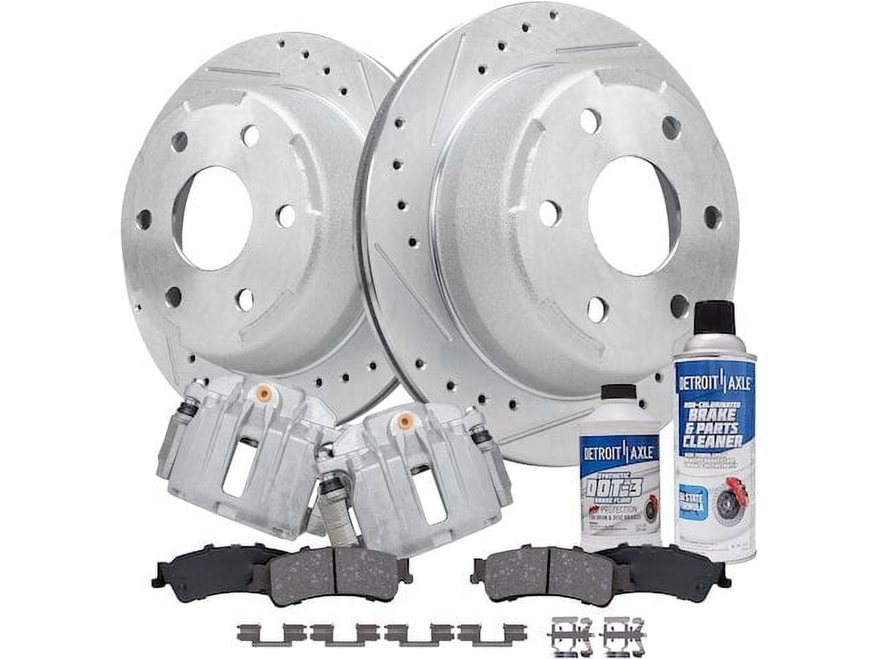 Rear Brake Pad Rotor and Caliper Set - Compatible with 2003 - 2005 ...