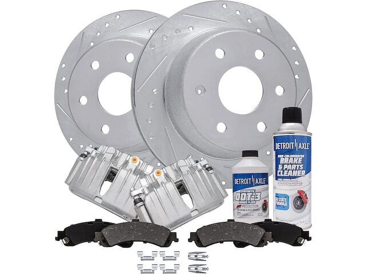 Rear Brake Pad Rotor and Caliper Set - Compatible with 2003 - 2006 ...
