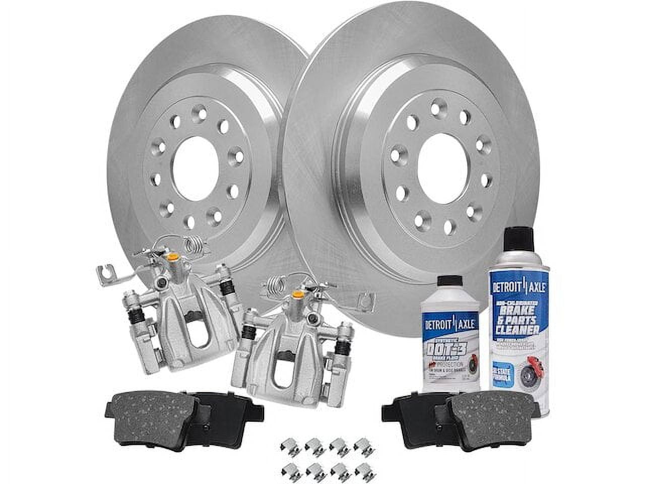 Rear Brake Pad Rotor and Caliper Set - Compatible with 2005 - 2007 Ford ...