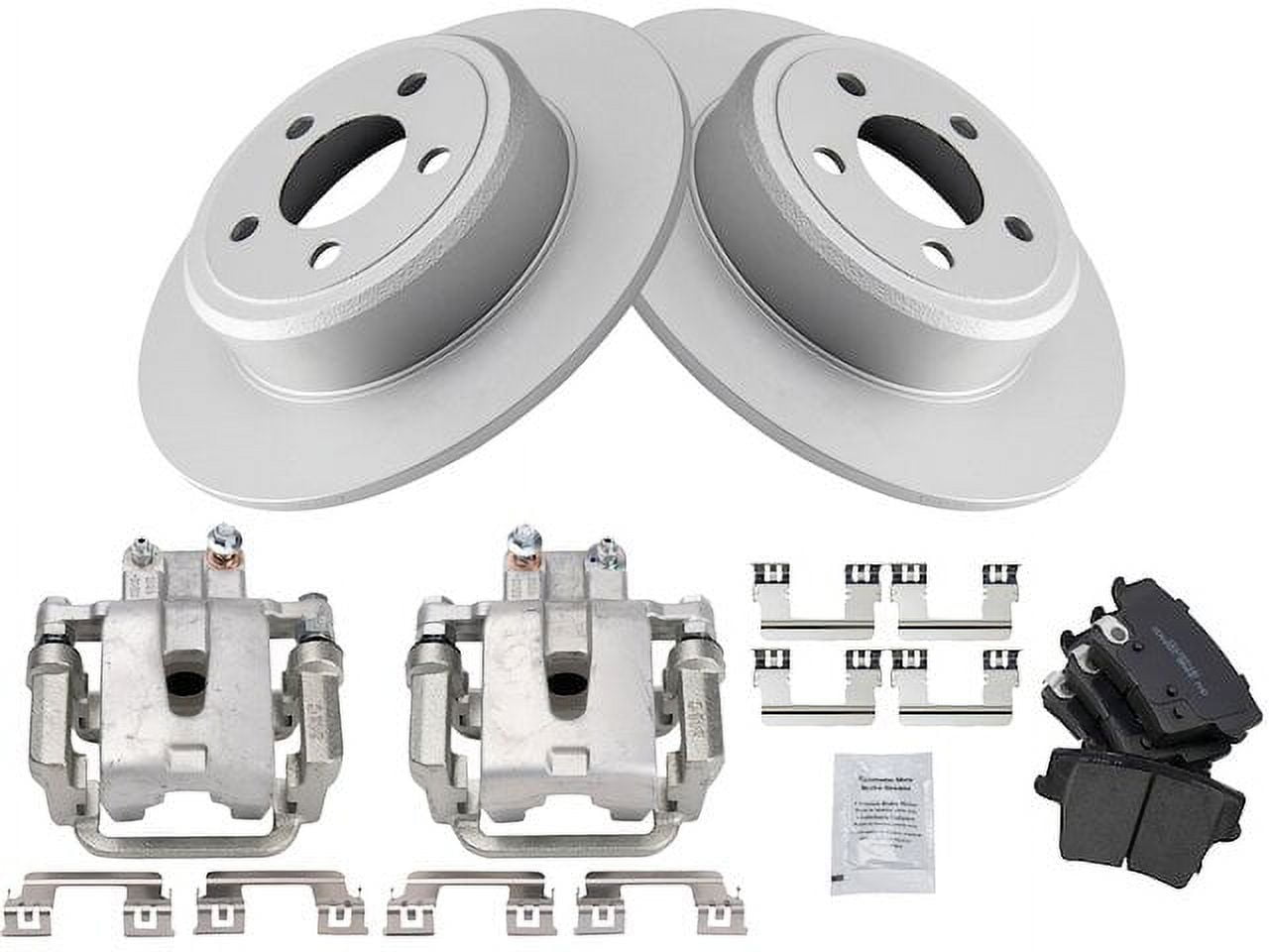 Rear Brake Pad Rotor and Caliper Set - Compatible with 2005 - 2016 ...
