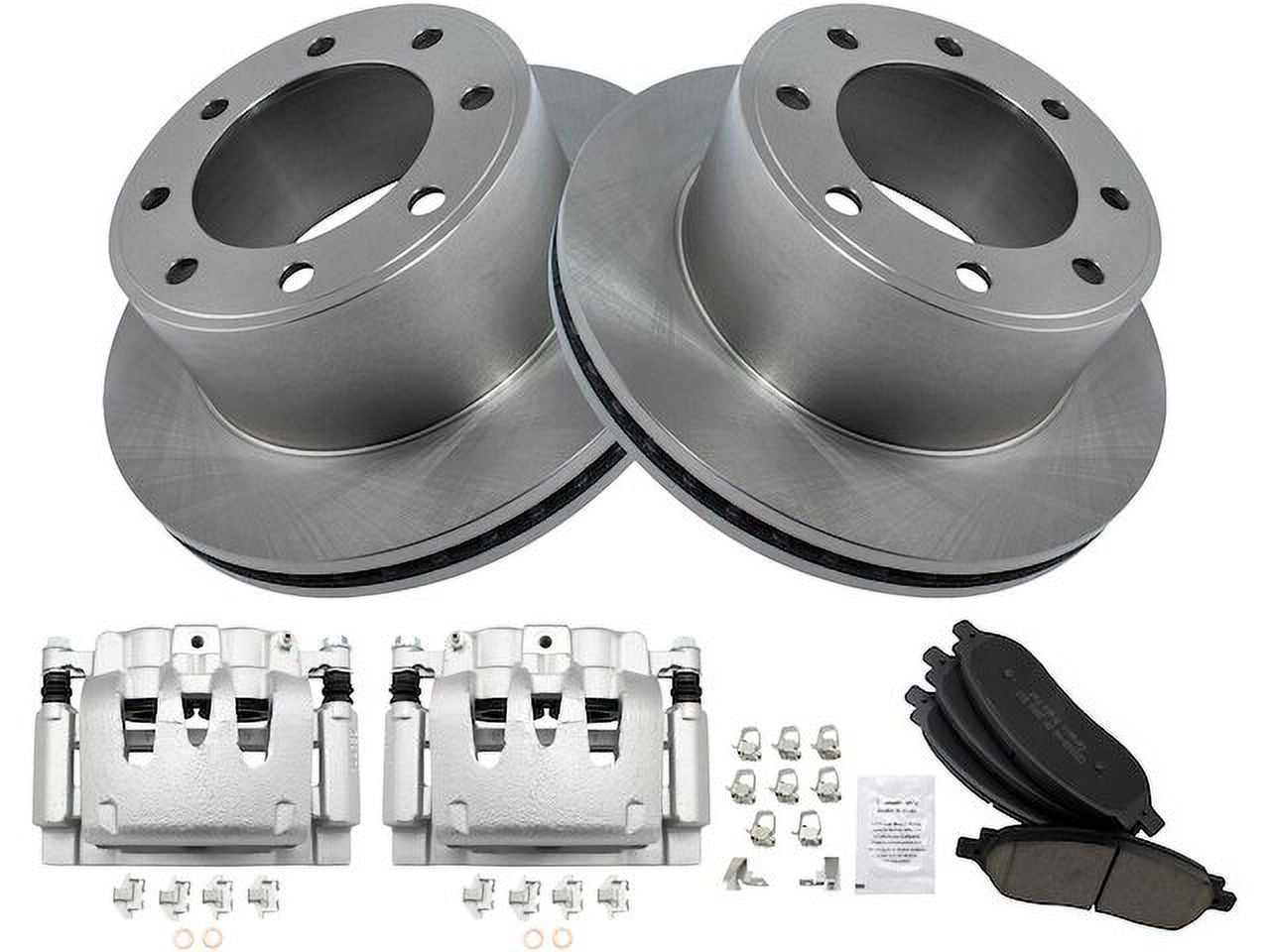 Rear Brake Pad Rotor and Caliper Set - Compatible with 2006 - 2007 Ford ...