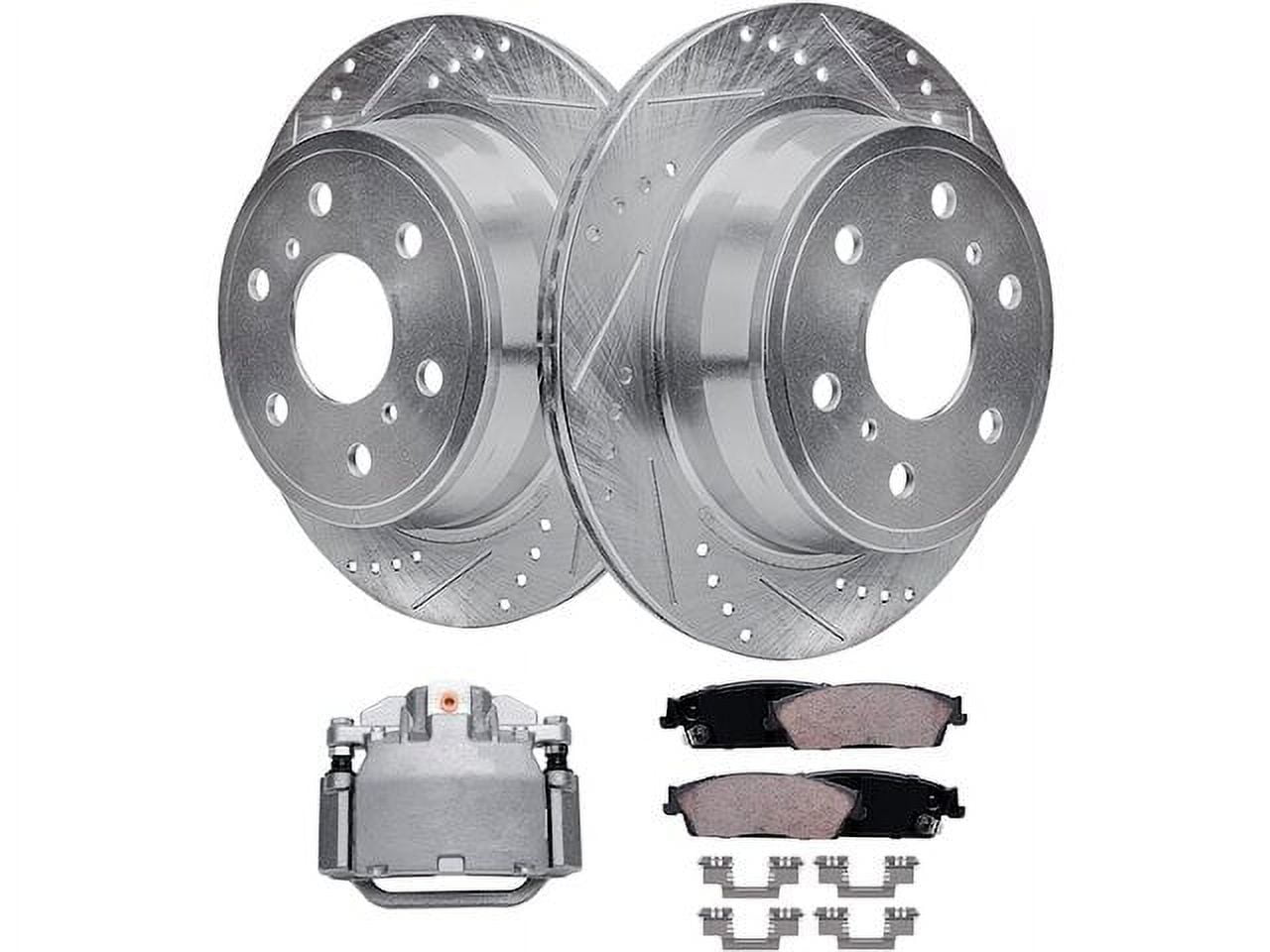 Rear Brake Pad Rotor and Caliper Set - Compatible with 2007 - 2013 ...