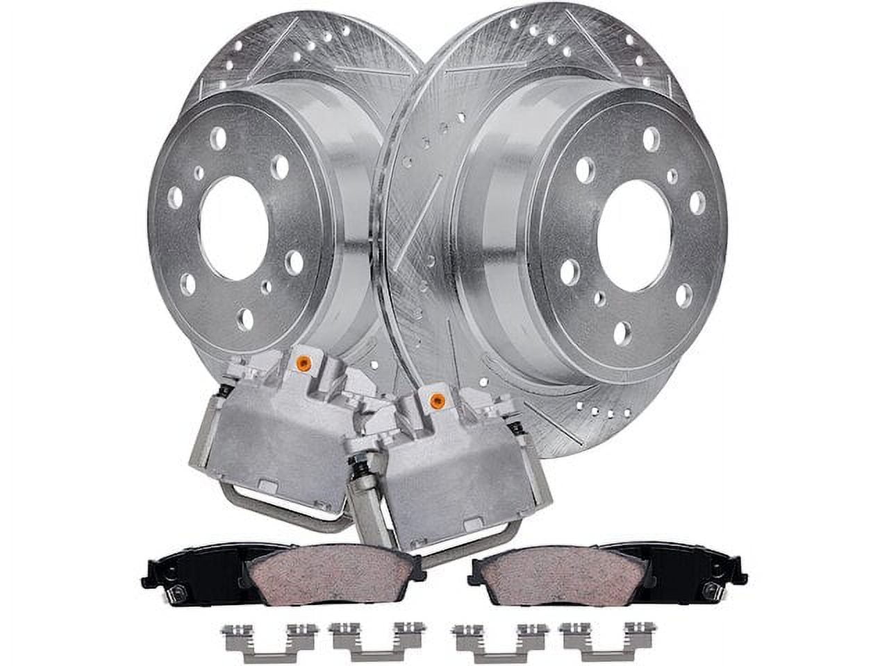 Rear Brake Pad Rotor and Caliper Set - Compatible with 2007 - 2013 ...