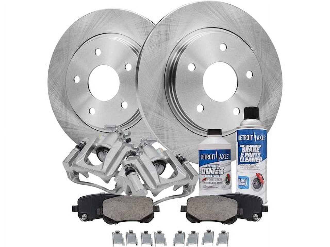 Rear Brake Pad Rotor and Caliper Set - Compatible with 2008 - 2012 ...