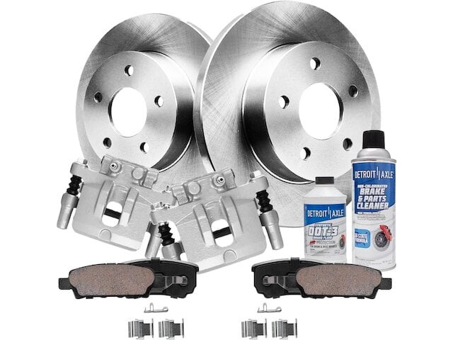 Rear Brake Pad Rotor and Caliper Set - Compatible with 2008 - 2016 ...