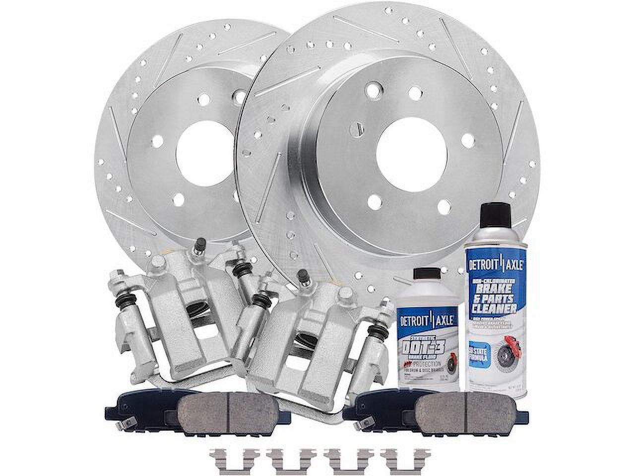Rear Brake Pad Rotor and Caliper Set - Compatible with 2009 - 2010 ...
