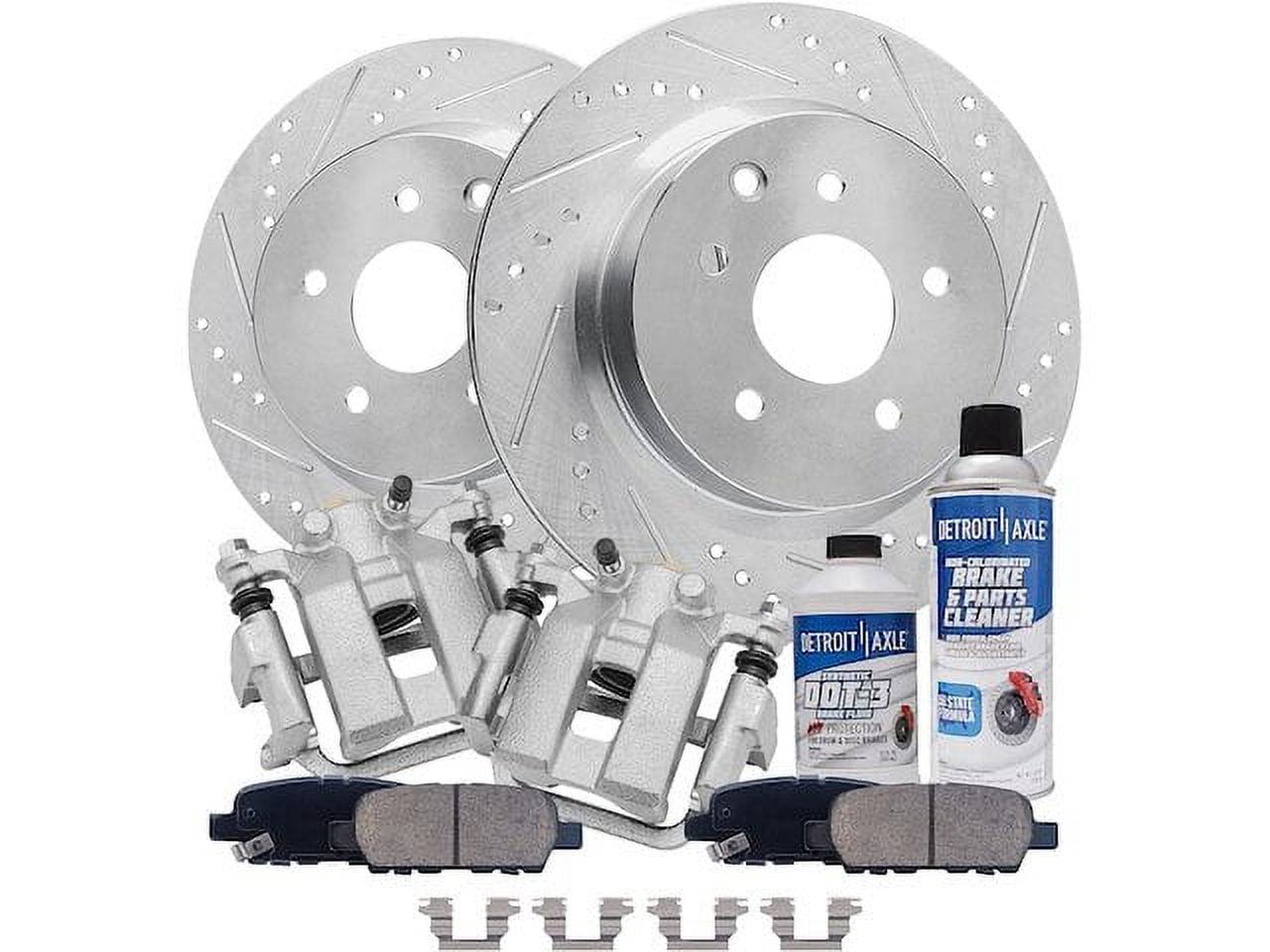 Rear Brake Pad Rotor and Caliper Set - Compatible with 2009 - 2010 ...