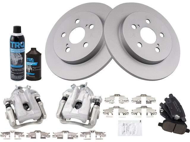 Rear Brake Pad Rotor and Caliper Set - Compatible with 2010 - 2011 ...