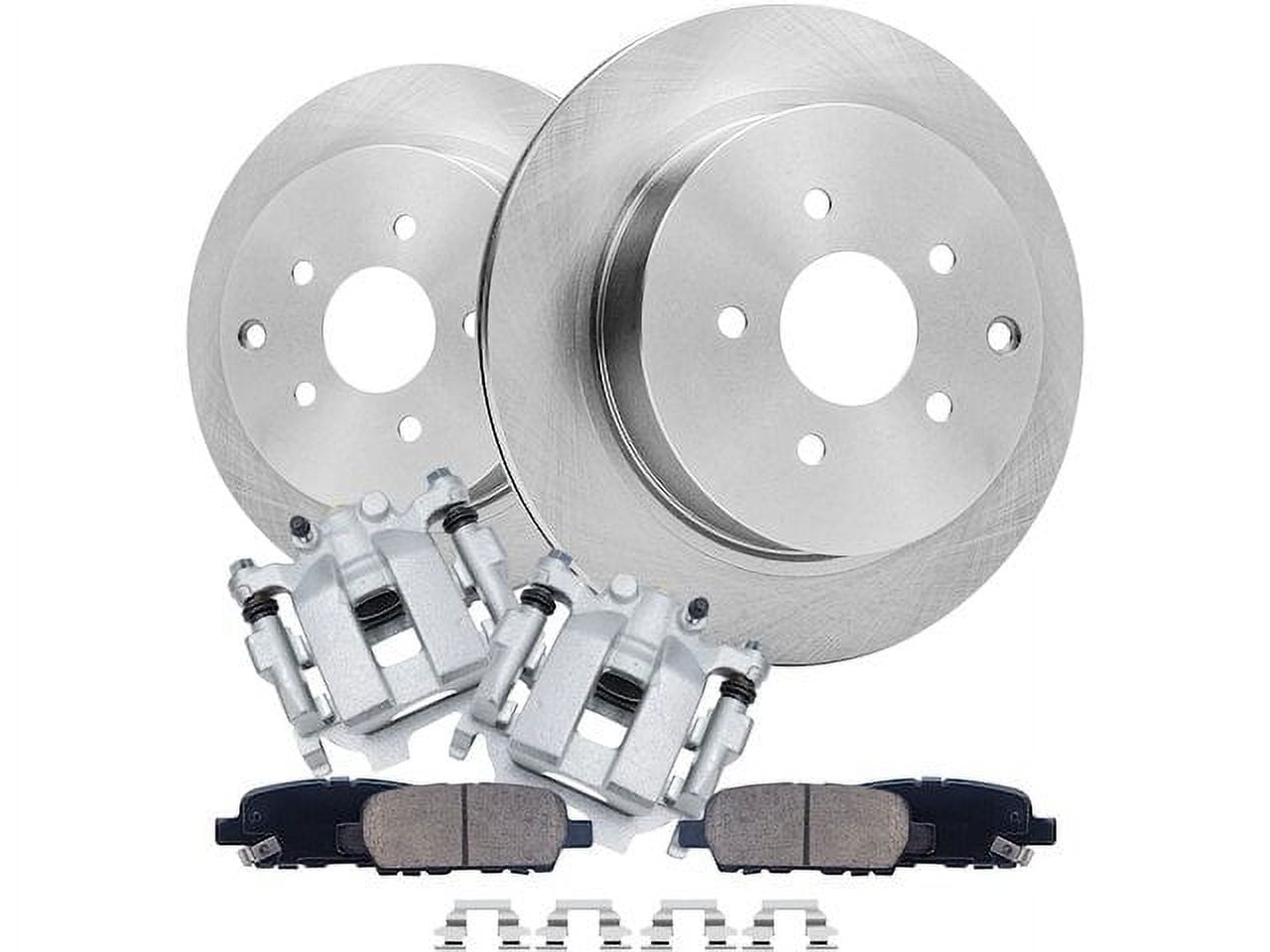 Rear Brake Pad Rotor and Caliper Set - Compatible with 2013 - 2019 ...