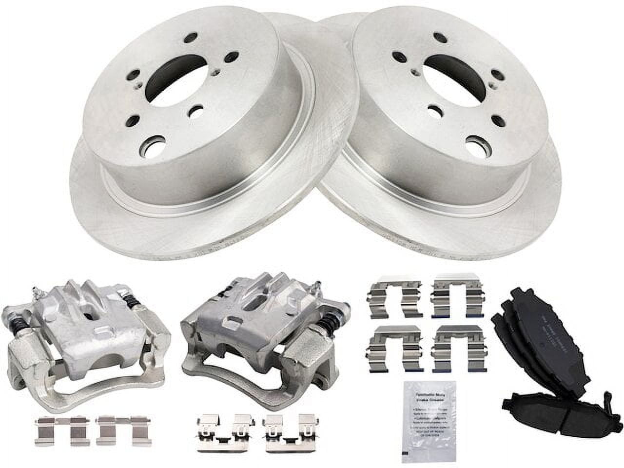 Rear Brake Pad Rotor and Caliper Set - Compatible with 2016 - 2019 ...