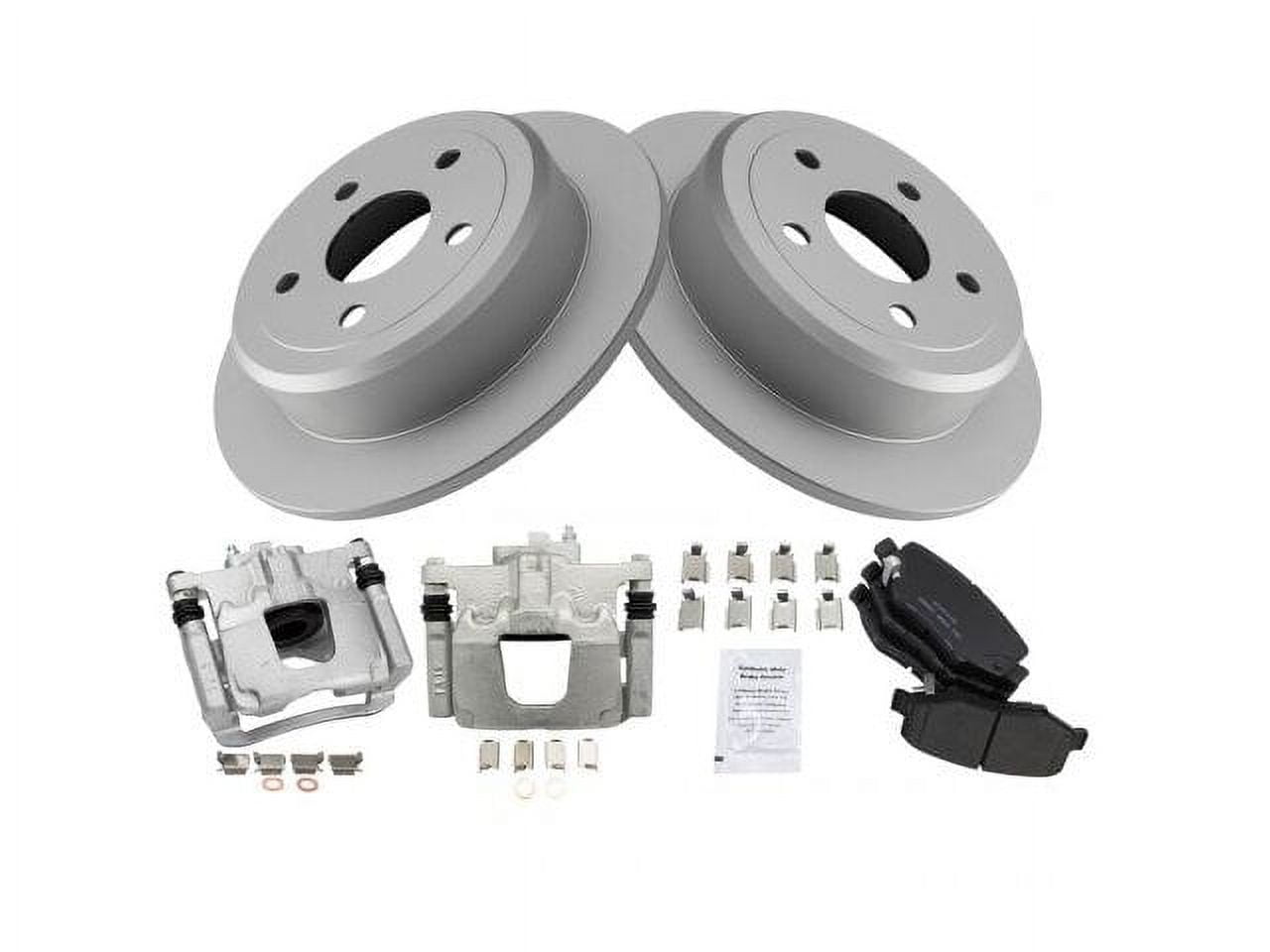 Rear Brake Pad Rotor and Caliper Set - Compatible with 2018 Jeep ...