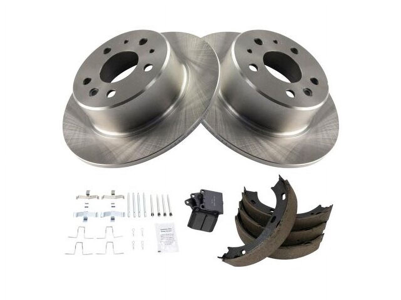 Rear Brake Pad Rotor and Parking Brake Kit - Compatible with 1975 ...