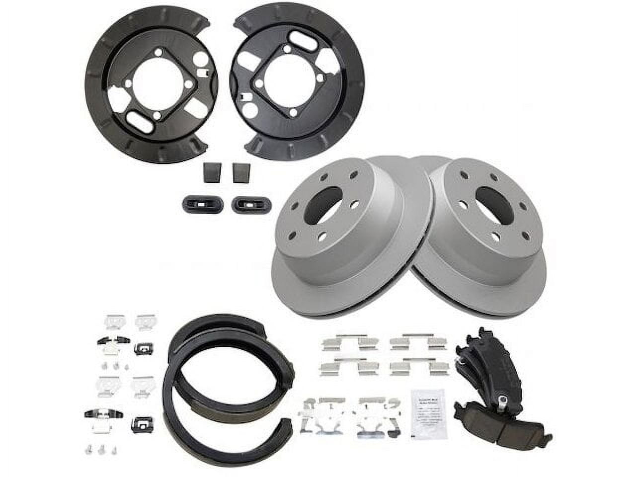 Rear Brake Pad Rotor and Parking Brake Kit - Compatible with 2003 ...
