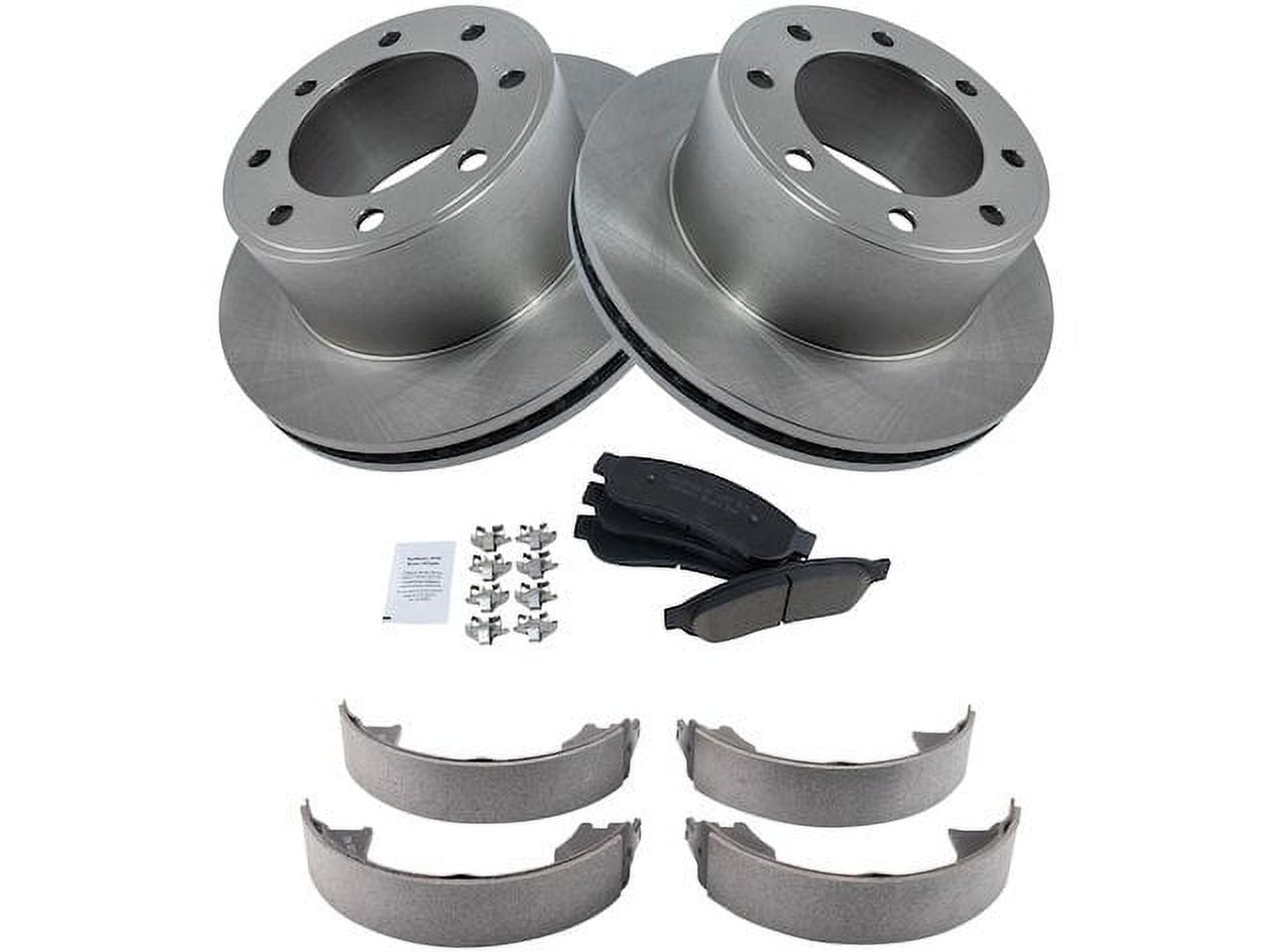 Rear Brake Pad Rotor and Parking Brake Kit - Compatible with 2005 ...