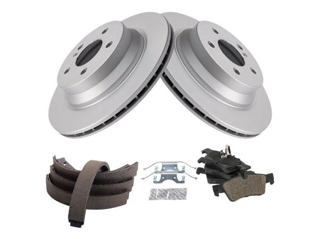 Rear Brake Pad Rotor and Parking Brake Kit - Compatible with 2013 ...